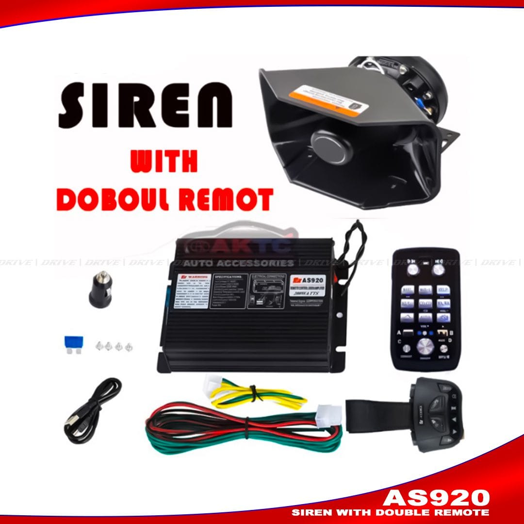 AS920 Amplifier Siren 300w | Car Emergency Siren Horn with Wireless ...