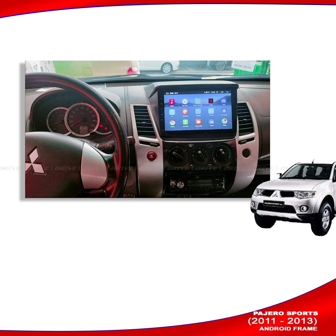 PAJERO SPORT 2012-2018 Car Android player frame | Car Stereo Frame |Car ...