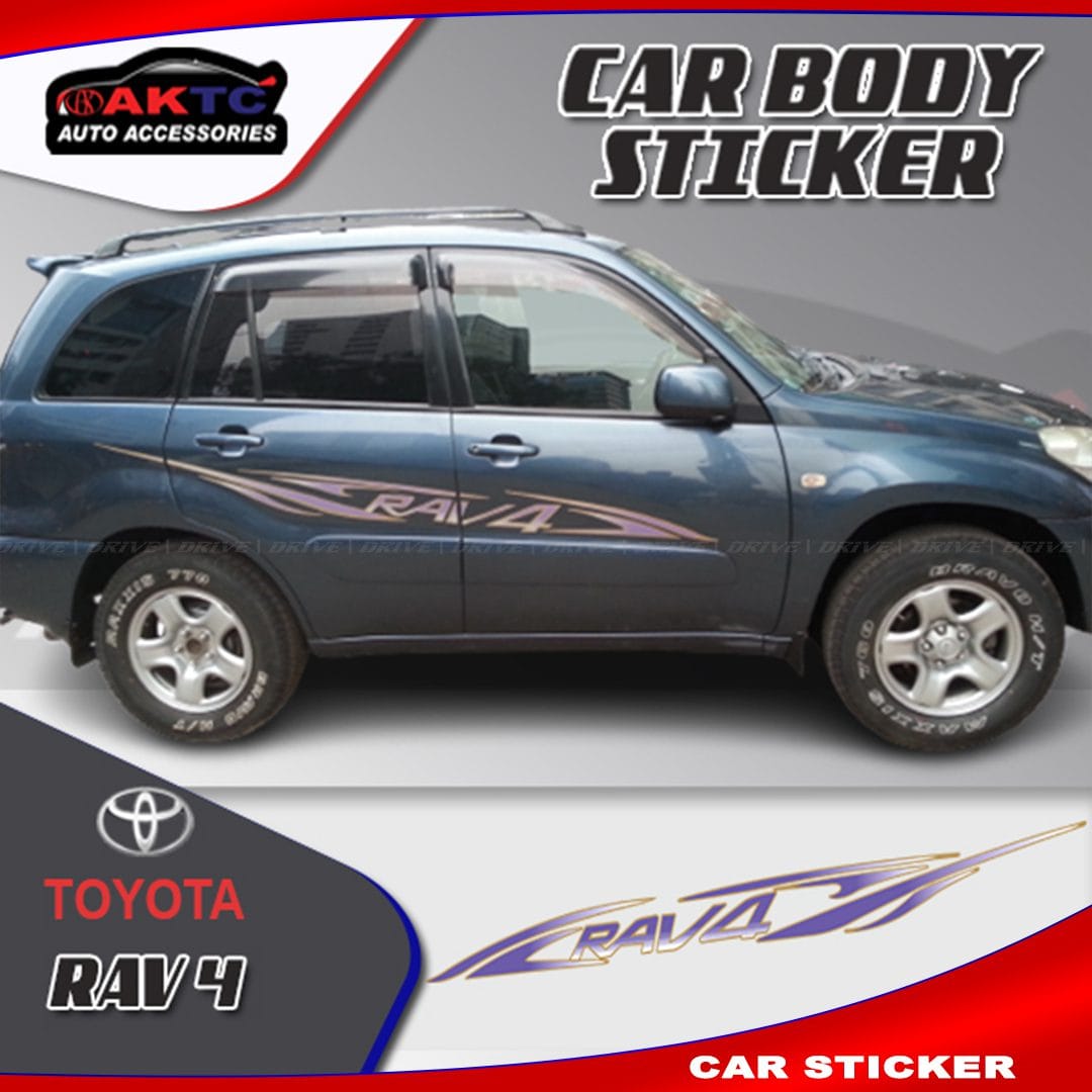 TOYOTA RAV 4 body sticker car vinyl sticker CAR STICKER RV1 – A K ...