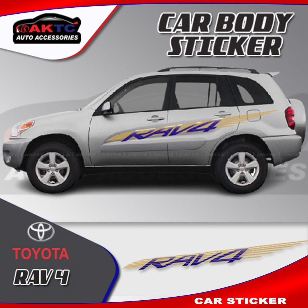 TOYOTA RAV 4 body sticker car vinyl sticker CAR STICKER RV2 – A K ...
